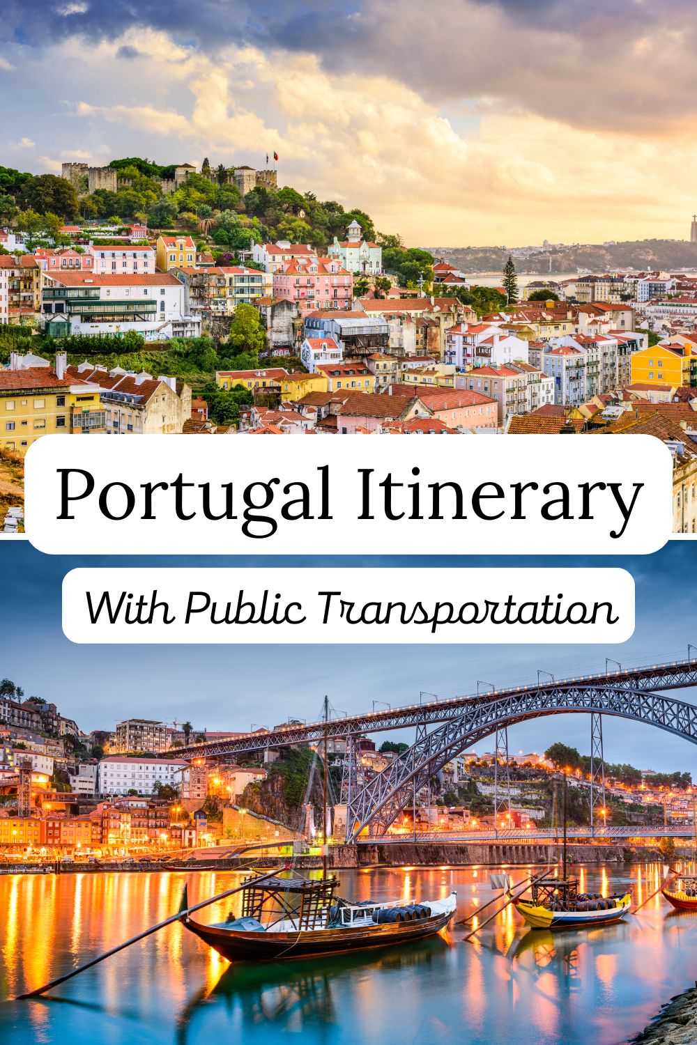 One week in Portugal - Itinerary using only public transportation ...